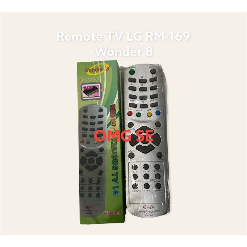 Jual Remote TV LG RM-169 Wonder 8 | Shopee Indonesia