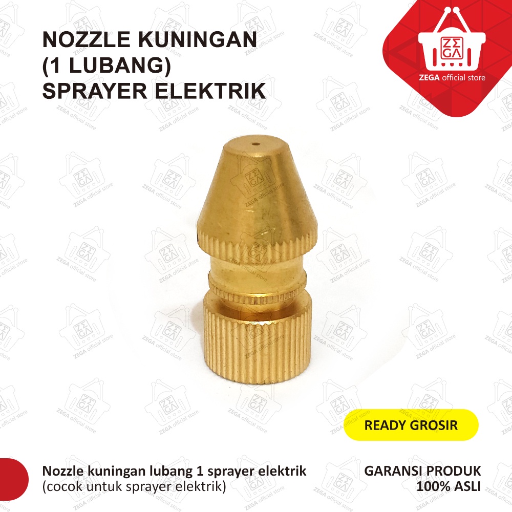 Jual Nozle/ Nozzle / Spuyer Sprayer elektrik kuningan - Tpe 1 Lubang ...