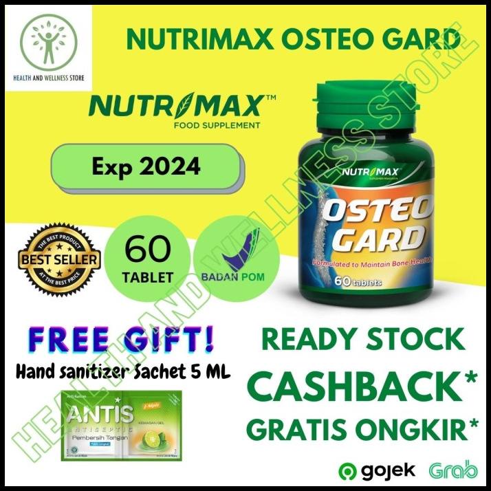 Jual Nutrimax Osteo Gard Osteogard 60 Tablet Pencegah Osteoporosis ...