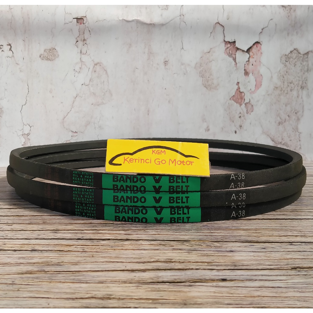 Jual Bando Van Belt A-38 V Belt Tali Kipas A38 Fan Belt Vanbelt Polos | Shopee Indonesia