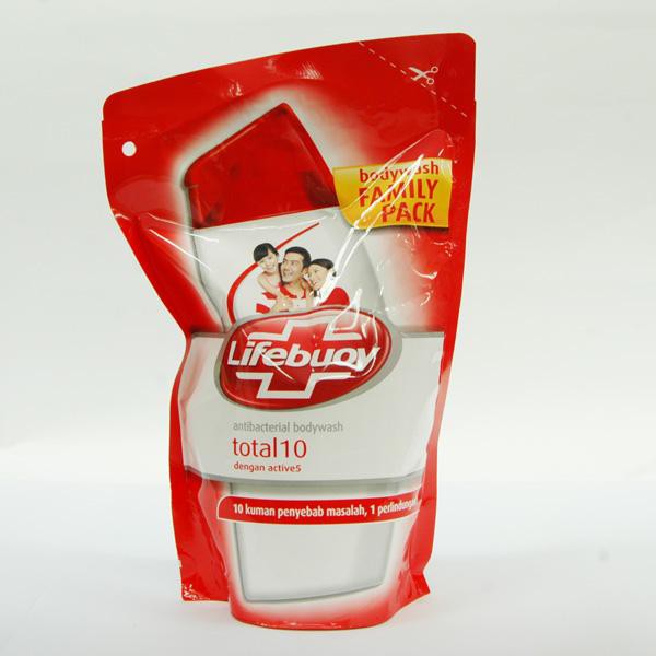 Jual Lifebuoy Bw Totalprotect Red Pouch 450 Ml | Shopee Indonesia