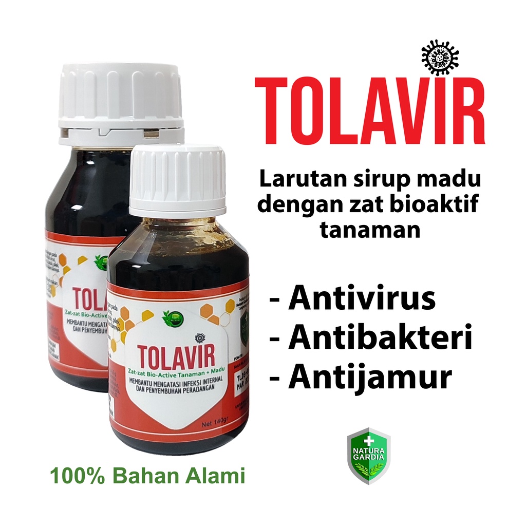 Jual TOLAVIR - Sirup Madu Antivirus | Obat Radang Pencernaan dan ...