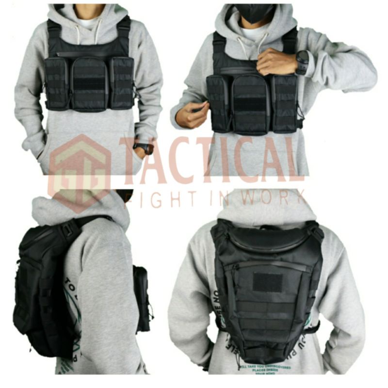 Jual TAS RIDER ATAU ROMPI PELINDUNG DADA GGTACTICAL DAN TAS PUNGGUNG GG ...