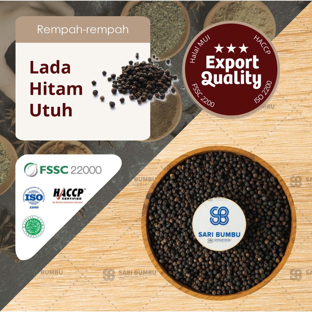 Jual LADA HITAM UTUH 250 GRAM | Shopee Indonesia