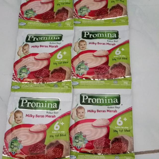 Jual Promina bubur bayi beras merah 20 gr | Shopee Indonesia