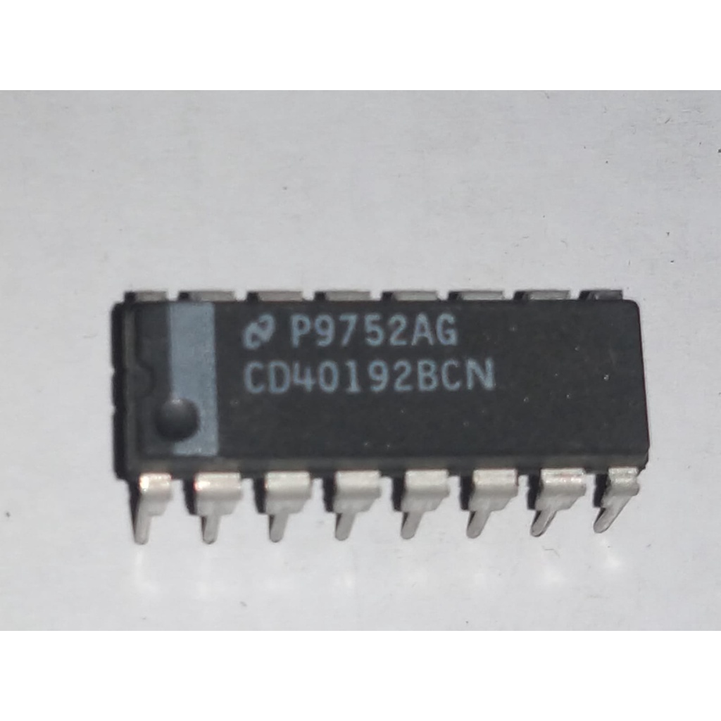 Jual IC CD40192BCN CD 40192 BCN Synchronous 4-Bit Up-Down Decade ...
