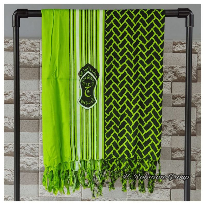 Jual BARU!!! SORBAN TROMPA LOGO MAJELIS RASULULLAH MAJLIS ROSUL / RASUL ...