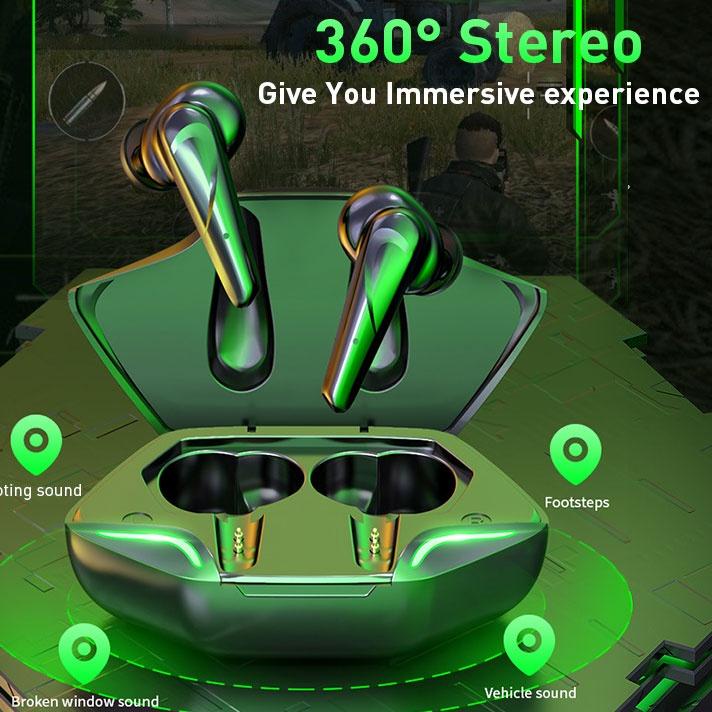 Jual Quality Control ECLE Gaming TWS Earphone E-Sports Headset ...