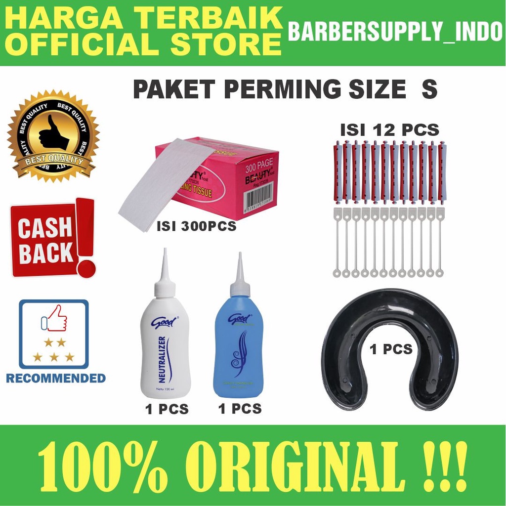 Jual PAKET GOOD OBAT KERITING RAMBUT COLD WAVE NEUTRALIZER ROTTO KERTAS ...