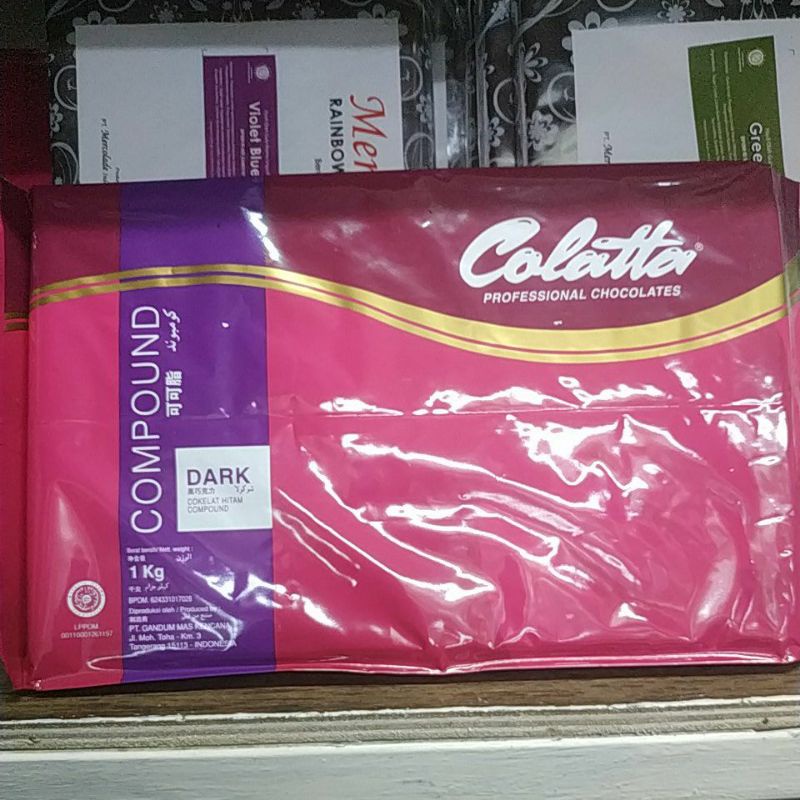 Jual Colatta Dark Compound 1 Kg | Shopee Indonesia