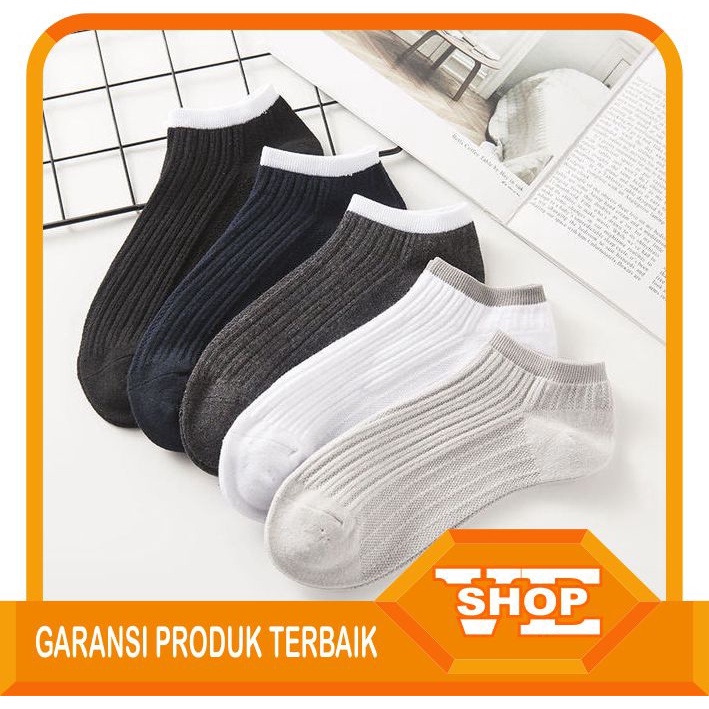 Jual ️ Veshop ️ AA192 Kaos Kaki Wanita Motif Polos Garis Kaoskaki Beruang Fashion Korea Women ...