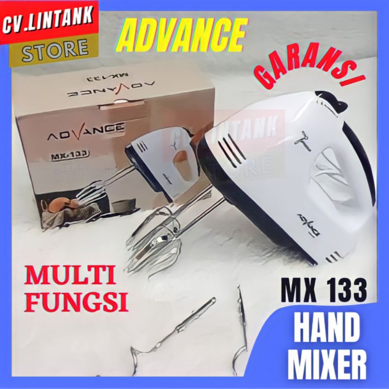 Jual Advance Mixer Tangan Hand Mixer Low Watt Elektrik Original Mx 133