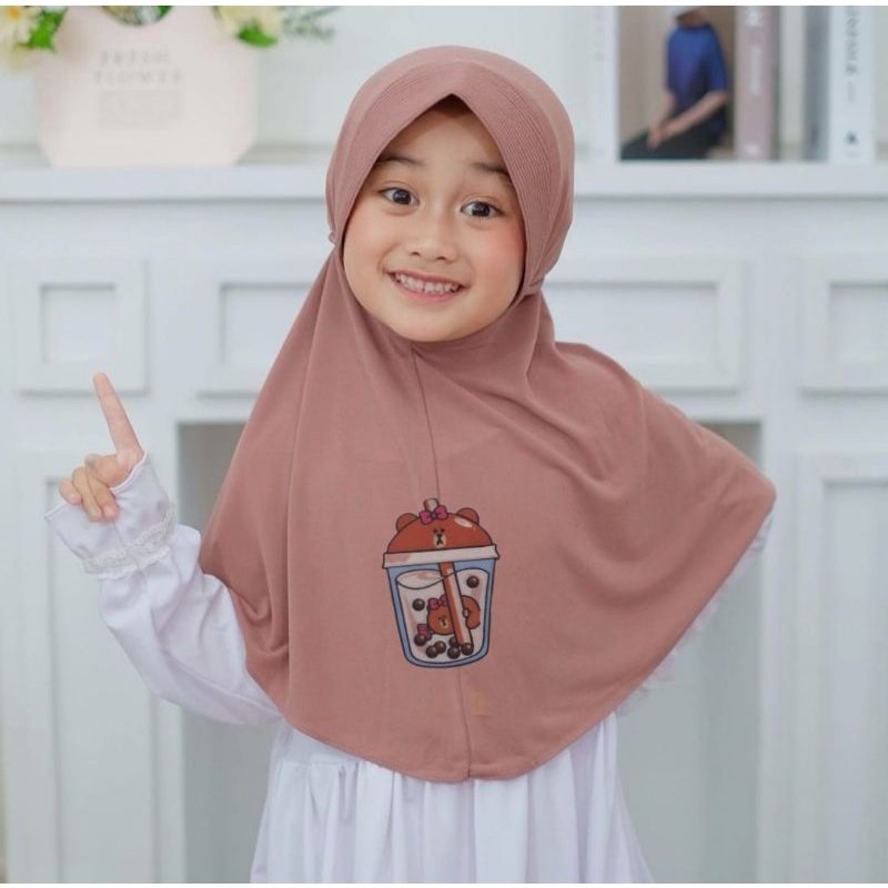 Jual Jilbab Anak BOBA TK Usia 4-7 tahun | Shopee Indonesia