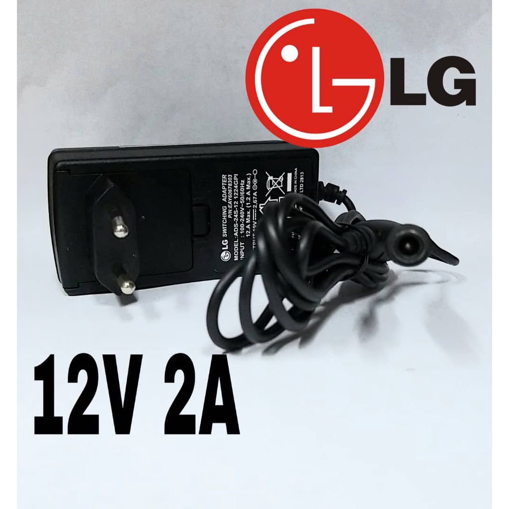 Jual Adaptor MONITOR LCD-LED LG Monitor LG 12V -2A 12V 2-Amper ADS-24NP ...