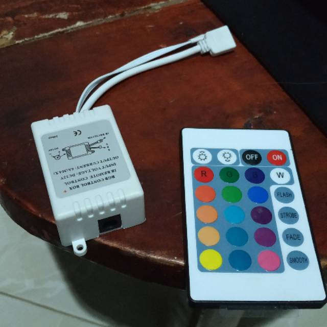 Jual Modul Lampu Strip LED 24Key RGB dengan Remote Control Infra Merah ...