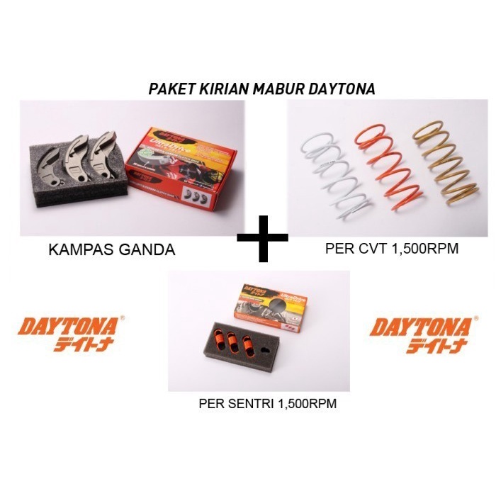 Jual Paket Kirian CVT PCX, Vario 125, ADV Daytona Mabur 1,500 RPM ...