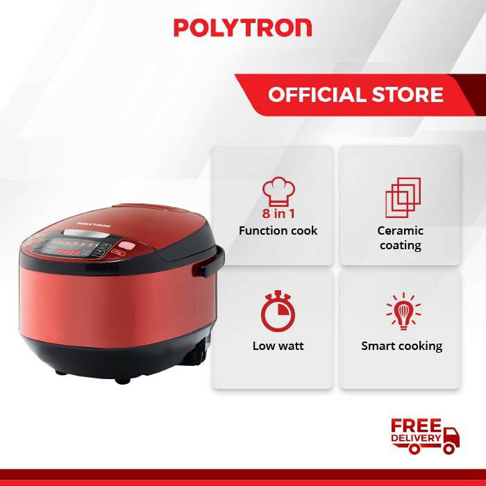 Jual MAGIC COM RICE COOKER POLYTRON TIARAPOT SMART MULTI COOKER PRC ...