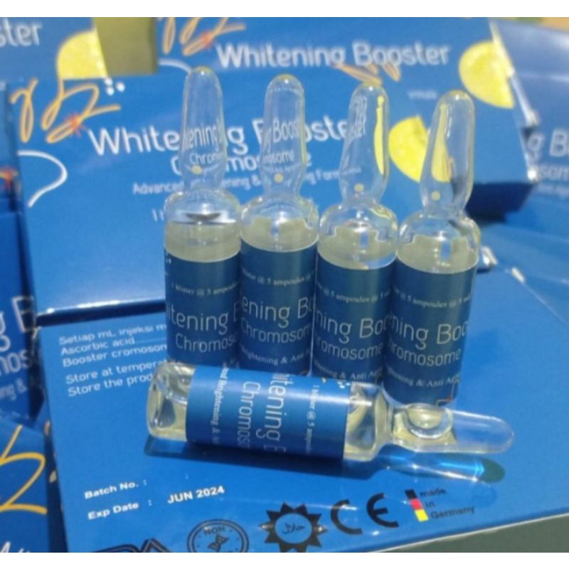 Jual CHROMOSOME WHITENING BOOSTER (FREE INFUS) | Shopee Indonesia
