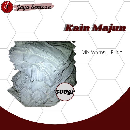 Jual Kain Majun 500gr | Mix Warna dan Putih | Shopee Indonesia