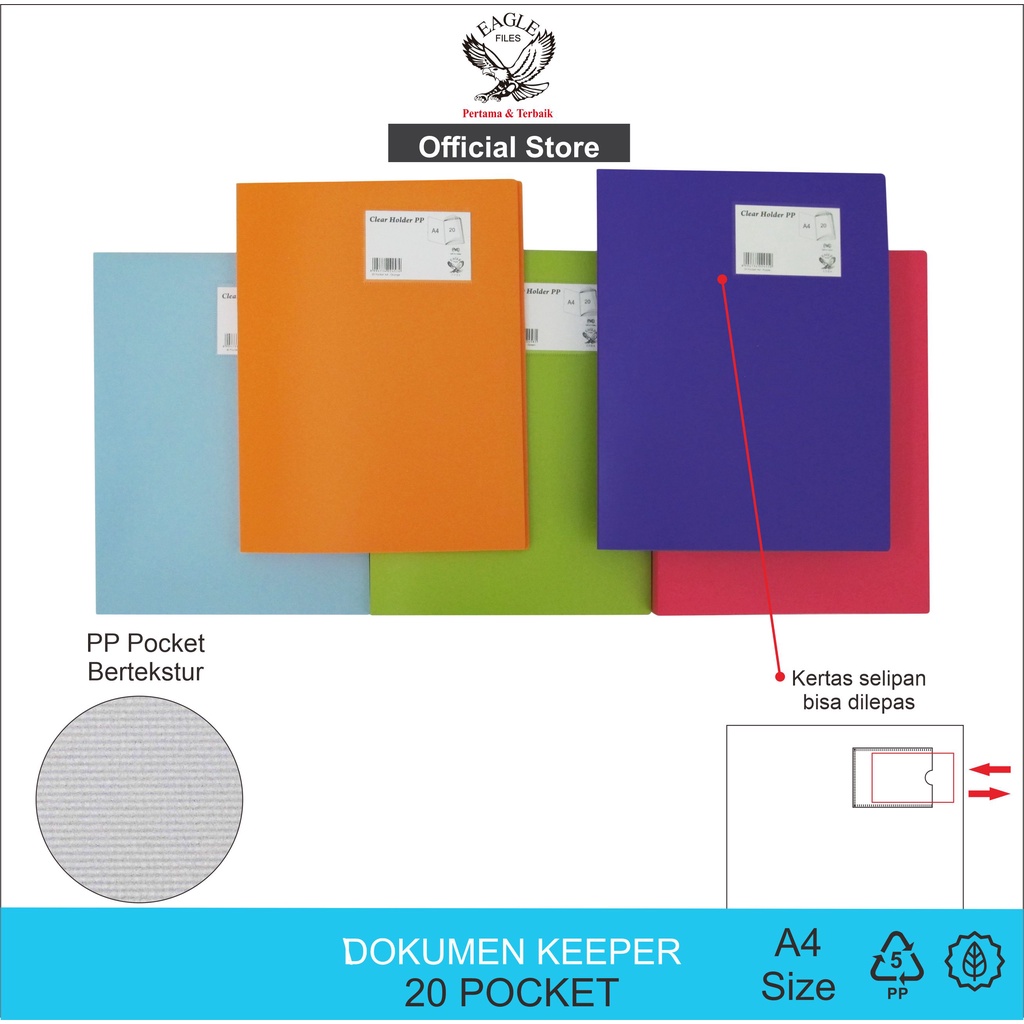 Jual Dokumen Keeper / Clear Holder / Document Keeper / Display Book ...