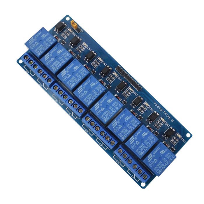 Jual Modul Relay 8 Channel 12V untuk Arduino UNO 2560 1280 ARM PIC A ...