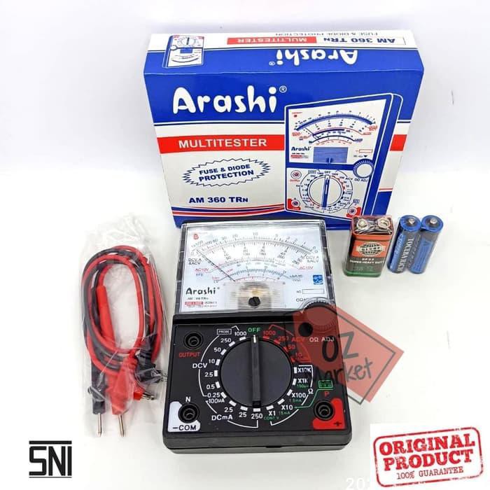 Jual MultiTester / Multi Tester /Multimeter ANALOG ARASHI AM-360TRn ...