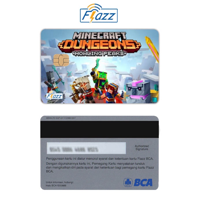 Jual Maincraft Howling Peak Kartu Flazz BCA Gen 2 NFC Custom Card ...