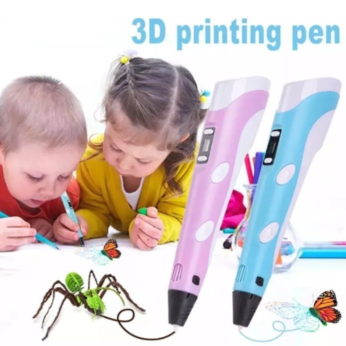 Jual 3D Stereoscopic Printing Pen for 3D Drawing 3D pen | Shopee Indonesia