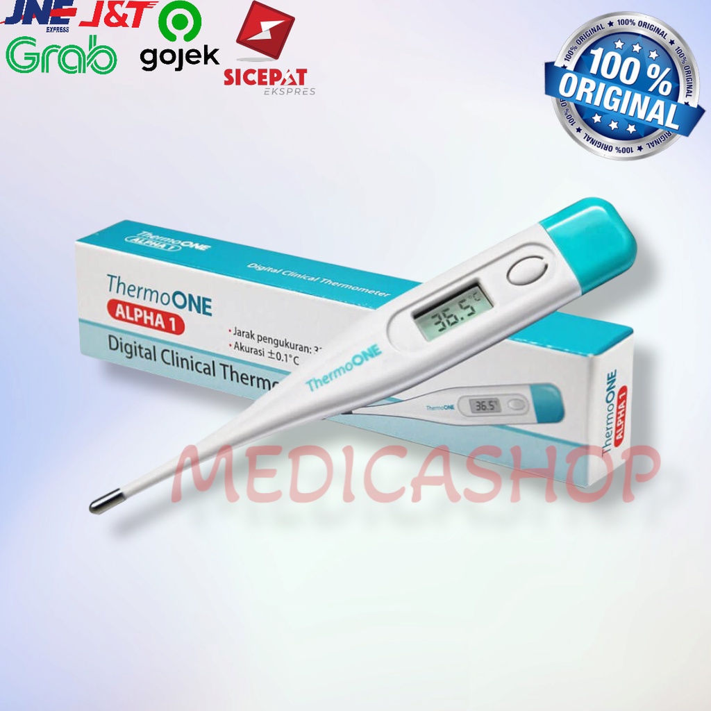 Jual TERMOMETER DIGITAL NON FLEXIBLE ONEMED THERMOMETER DIGITAL ALPHA 1 ...