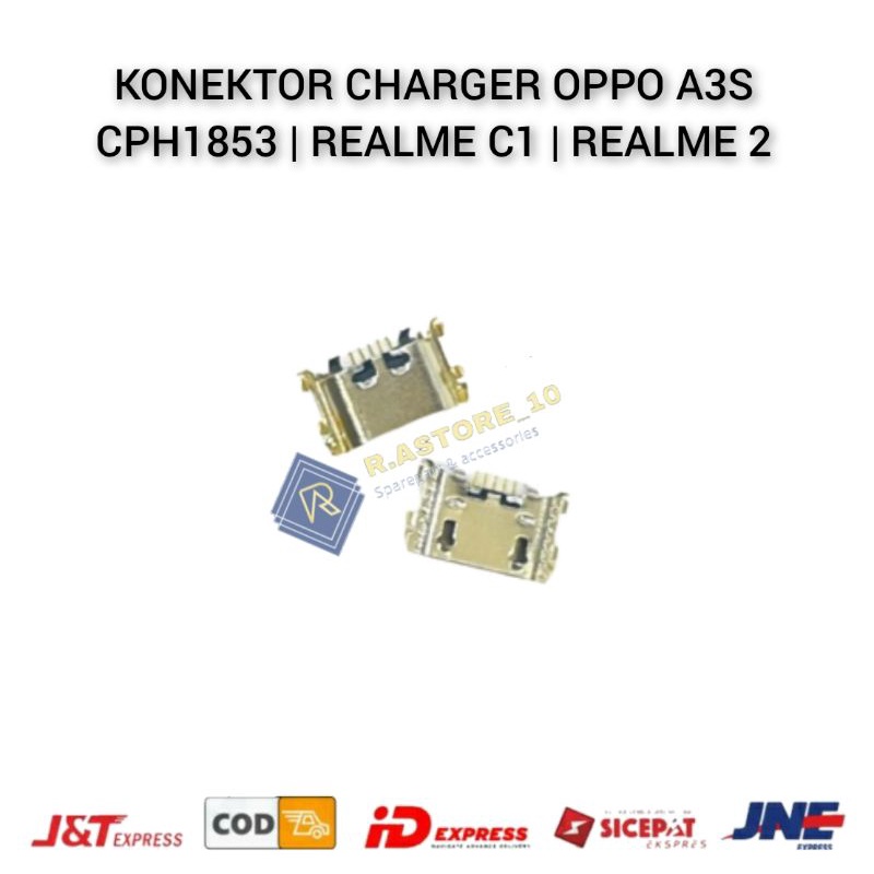 Jual Konektor Charger A3S CPH1853 | C1 | 2 Conector Carger Casan Cas TC ...