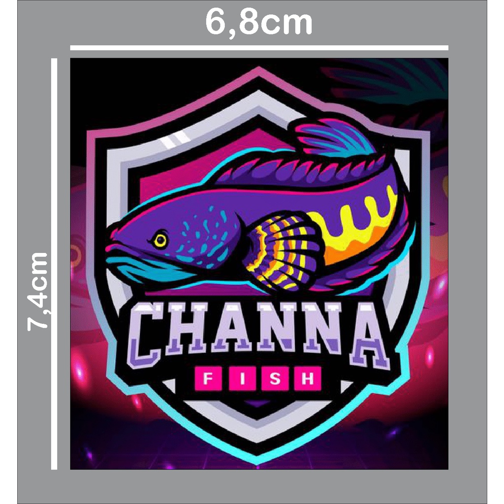 Jual STICKER IKAN CHANNA, CHANNA FISH STICKER AQUARIUM TERMURAH ...
