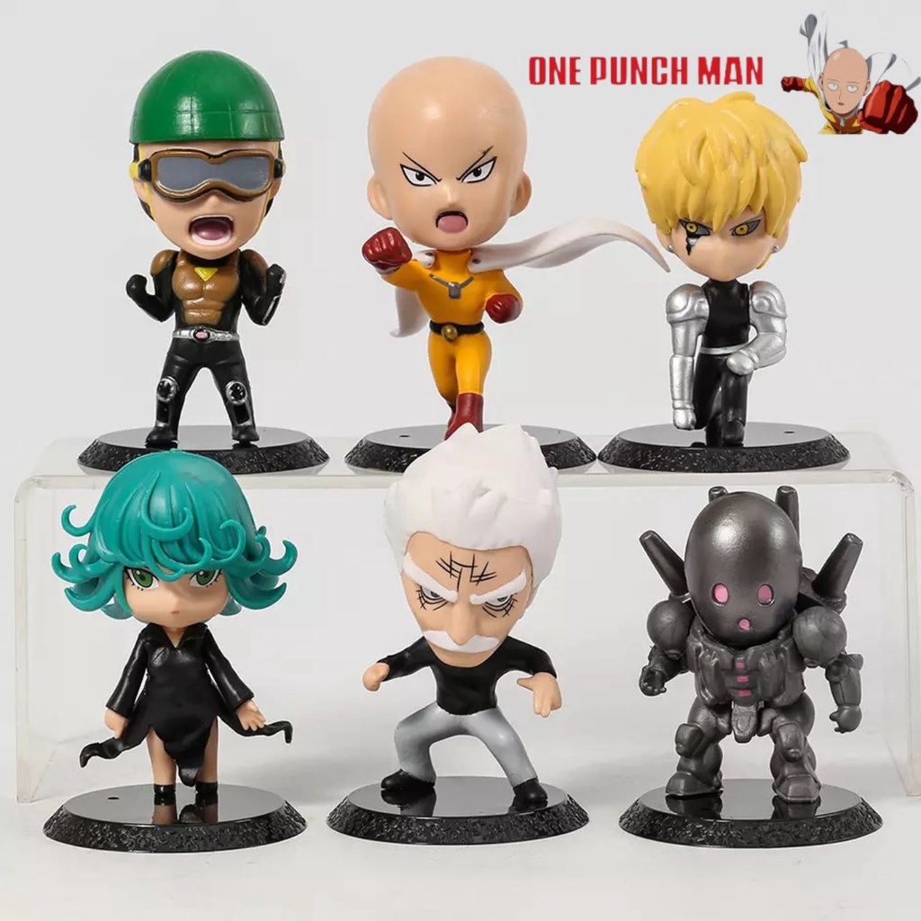 Jual ACTION FIGURE ONE PUNCH MAN SET 5 / 6 PCS SAITAMA GENOS SENRITSU ...