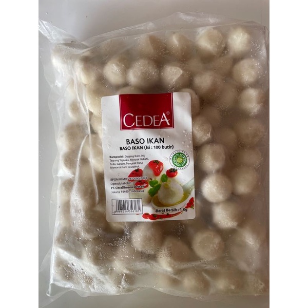 Jual Cedea baso ikan fish ball 1kg (100) | Shopee Indonesia