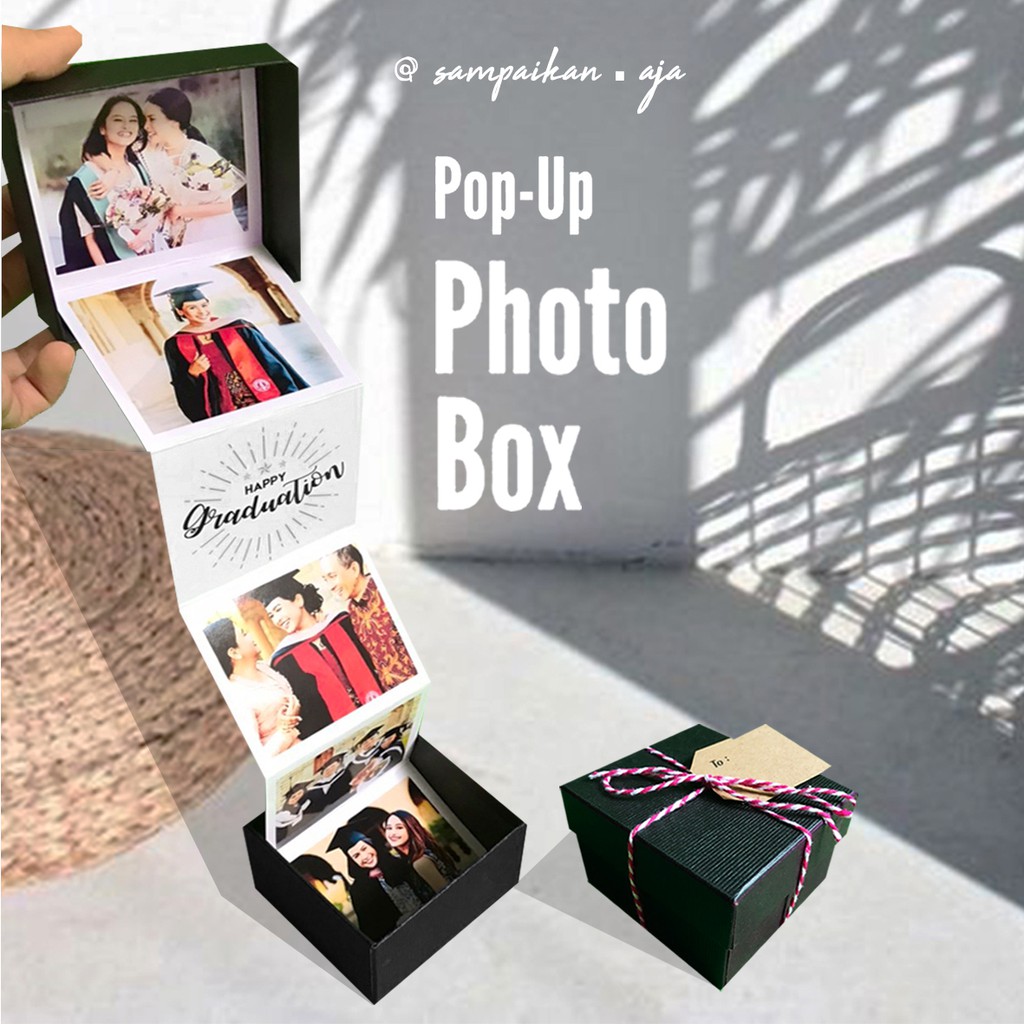 Jual Pop-Up PHOTO BOX (Memory Box) / Hadiah Wisuda / Kado Ulang Tahun ...