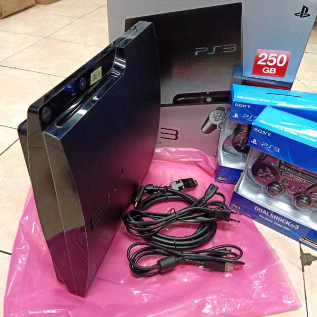 Jual MESIN PS3 SLIM CFW 250GB SERI 25XXX FULL GAME FULL SET | Shopee Indonesia
