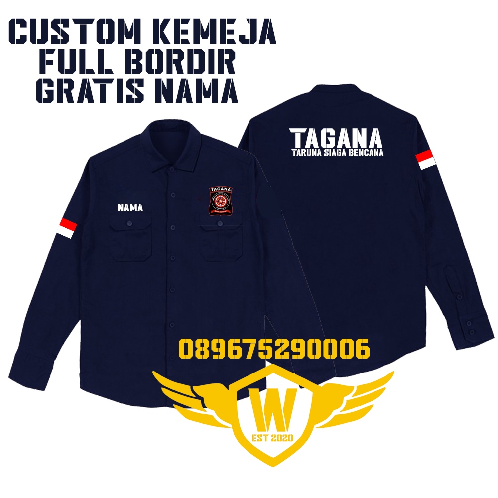 Jual KEMEJA SERAGAM TAGANA | Shopee Indonesia