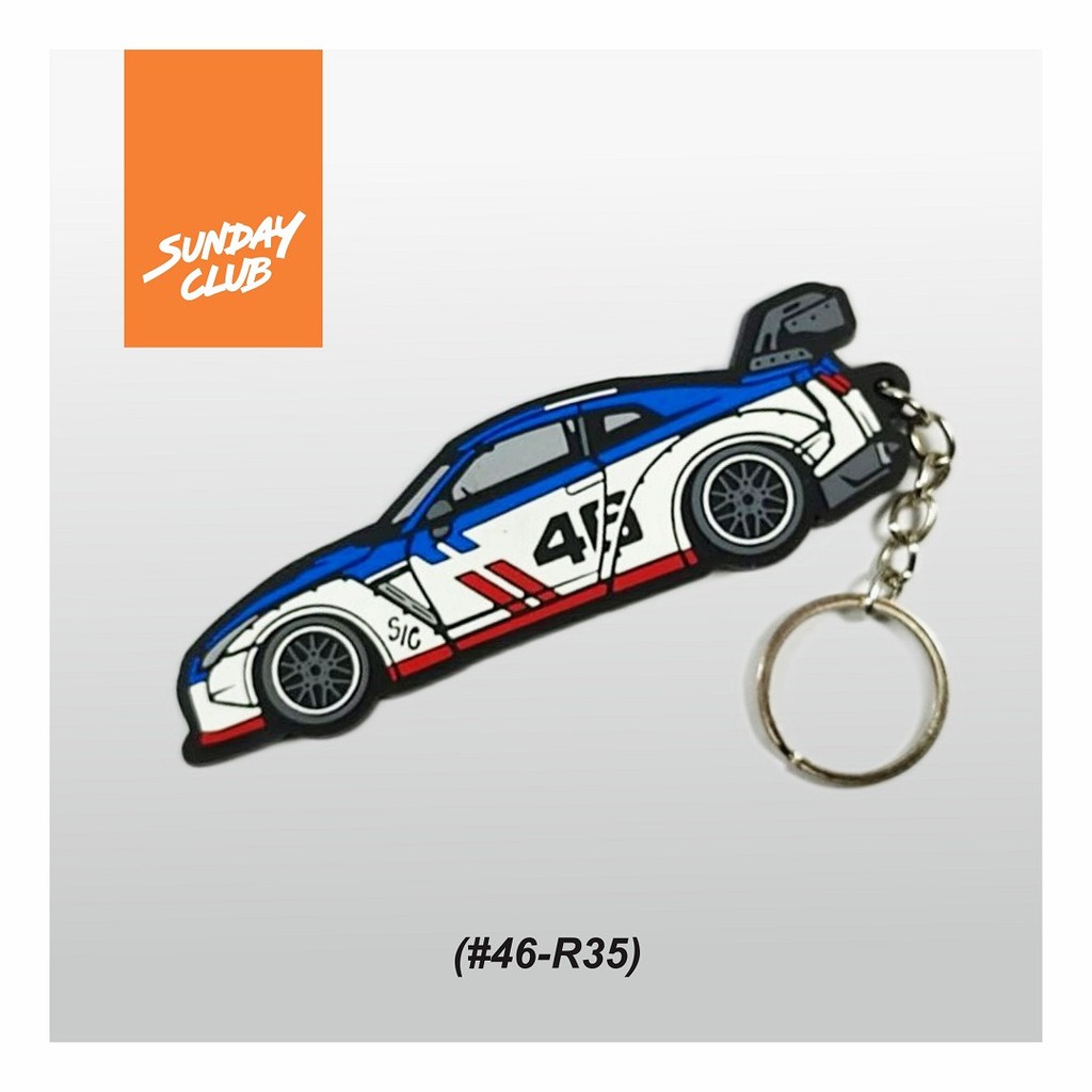 Jual Sunday Club Keychain - Nissan Skyline GTR R35 BRE Gantungan Kunci ...