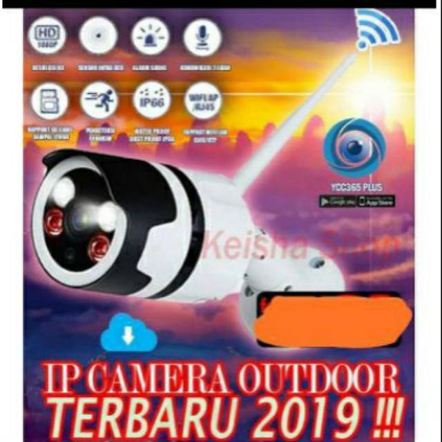 Jual IP CAM Cctv Camera Cctv APP YCC365 P2P Wifi Rotate Zoom | Shopee Indonesia