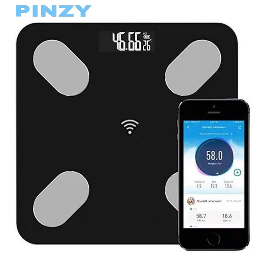 Jual Timbangan Badan Digital Conect Bluetooth - Alat Pengukur Berat ...