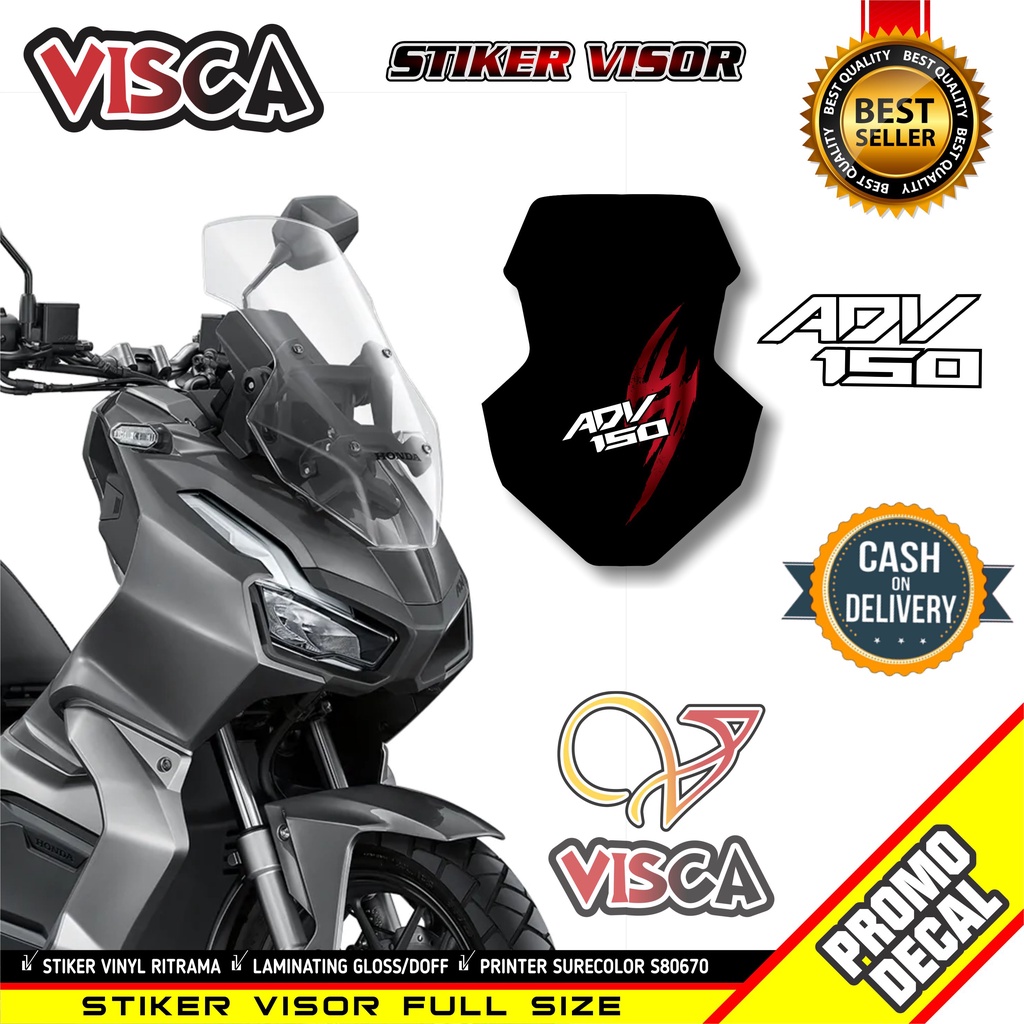 Jual Stiker Visor Adv 150 Sticker Adv 150 Stiker Motor Adv 150 Stiker ...