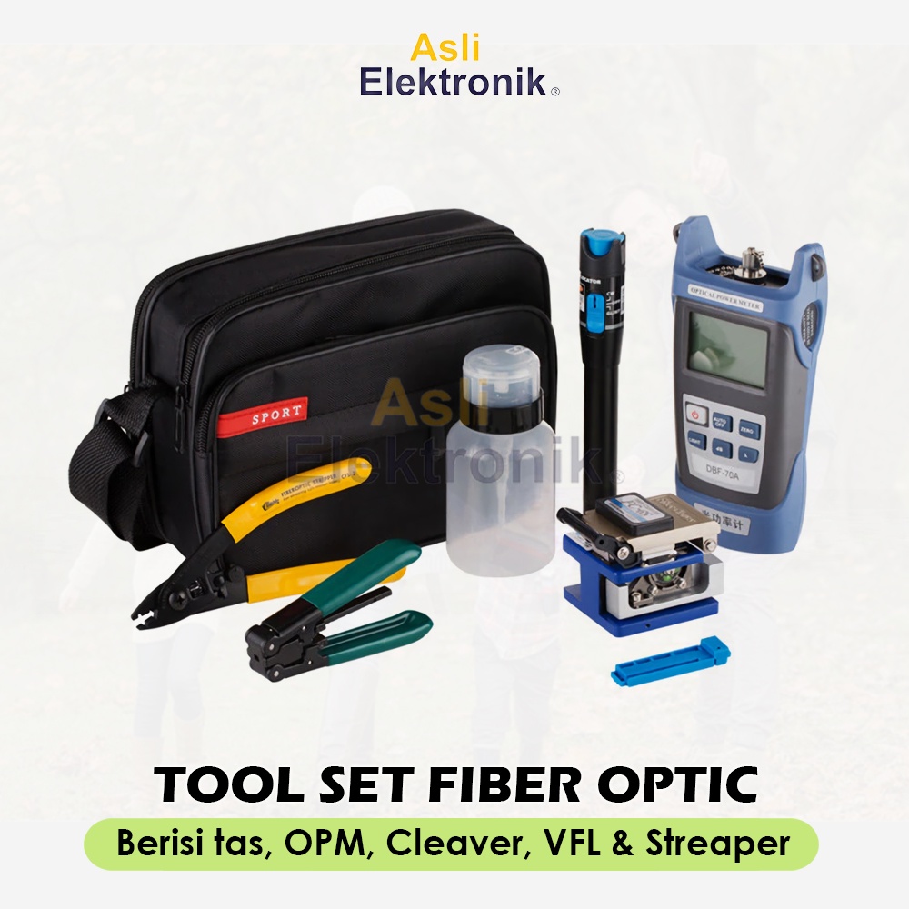 Jual Toolset Fiber Optik Multifungsi Tools Set FO | Shopee Indonesia