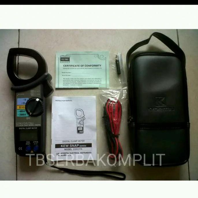Jual Kyoritsu 2002Pa Ac Current Digital Clamp Meter 2000A Tang Ampere ...