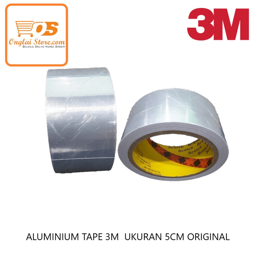 Jual ALUMINIUM TAPE 3M UKURAN 5CM X 40M RIGINAL | Shopee Indonesia
