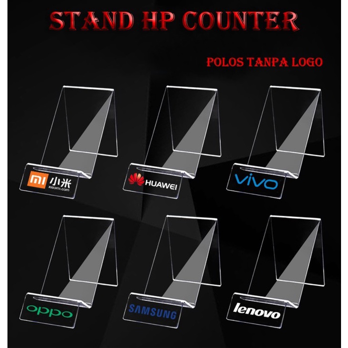 Jual Holder Stand Counter Hp Acrylic - Tatakan Akrilik Phone Toko ...