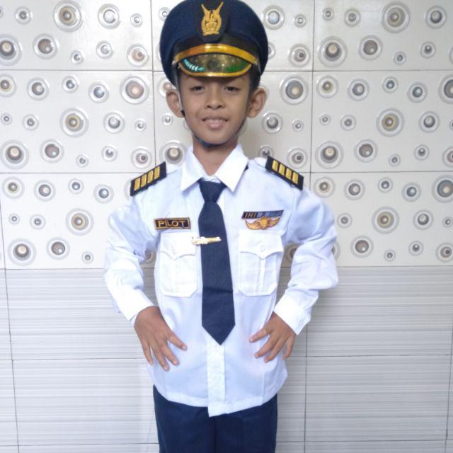 Jual BAJU PILOT / Seragam kostum Anak PILOT /Profesi Pilot | Shopee ...
