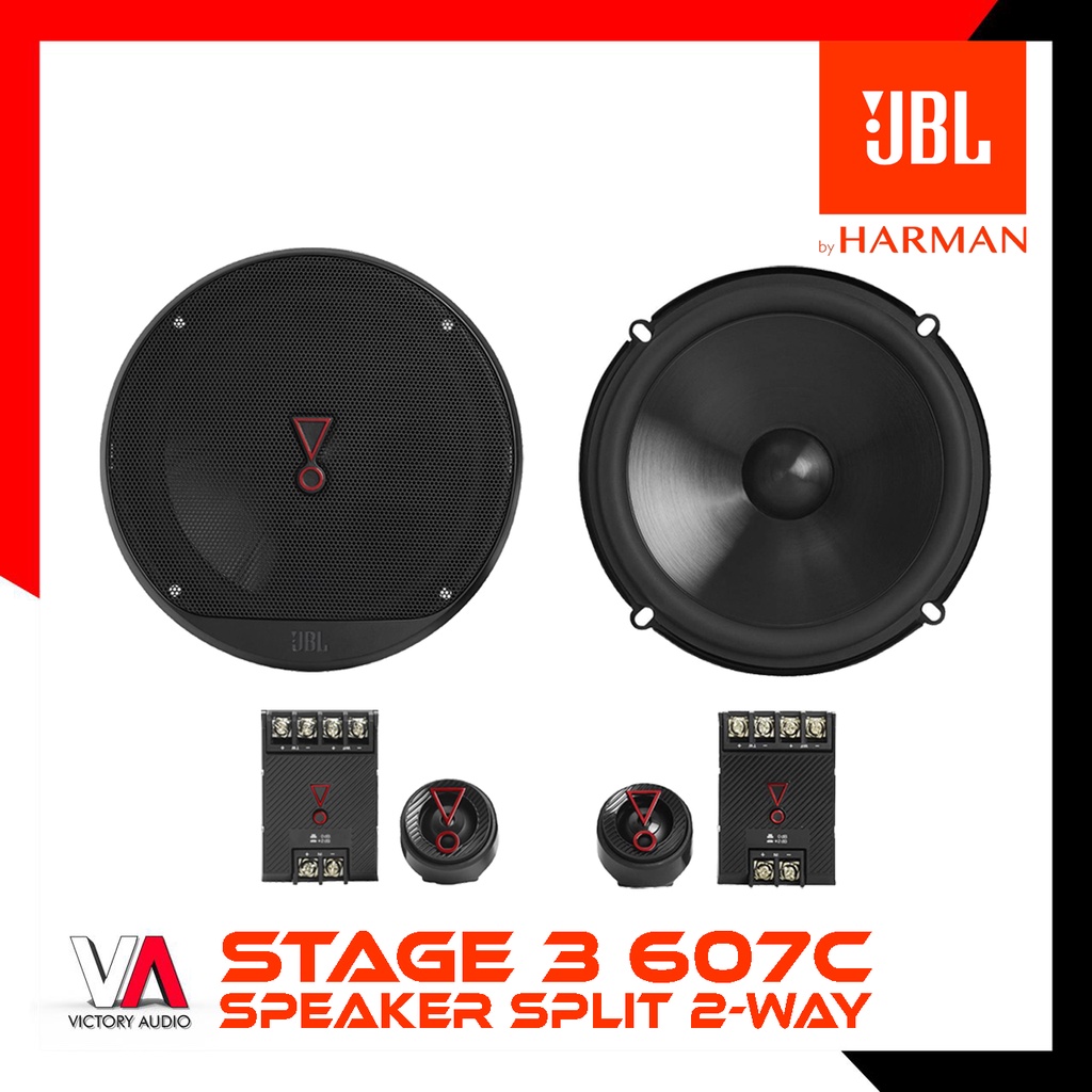 Jual Speaker Split 2-Way Component System JBL STAGE 3 STAGE3 607C 6.5 ...