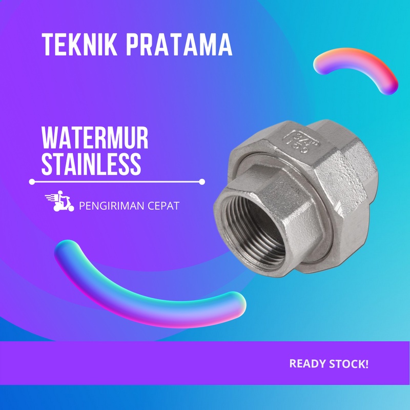 Jual 3/4" Union / Water Mur Stainless Steel 3/4" | Shopee Indonesia