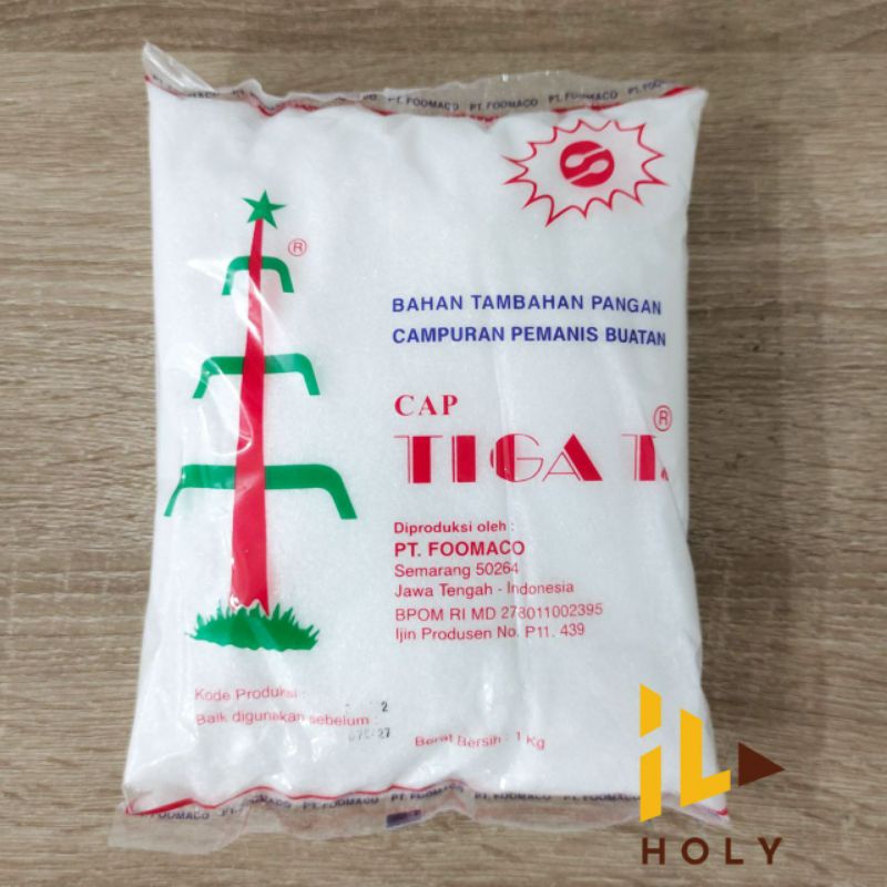 Jual Pemanis Buatan Cap Tiga T (Kemasan 1kg) / Gula Sodium Sari Manis ...