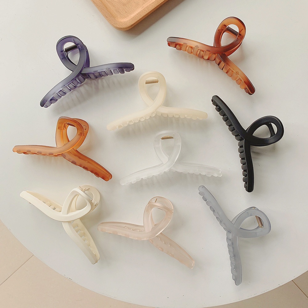 Jual 13CM JEPIT SHARK MATTE DOFF HITAM POLOS JEPITAN JEDAI KLIP RAMBUT ...