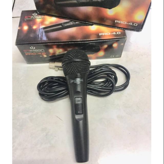 Jual MIC KABEL CRIMSON PRO-4.0 ORIGINAL PLUS KABEL | Shopee Indonesia